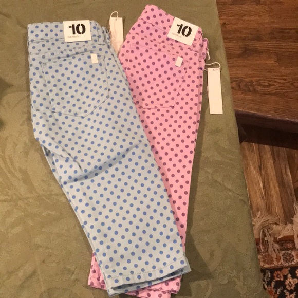 Joe's Jeans | Bottoms | Joes Jeans Pirate Girls Blue Purple Dot Nwt ...